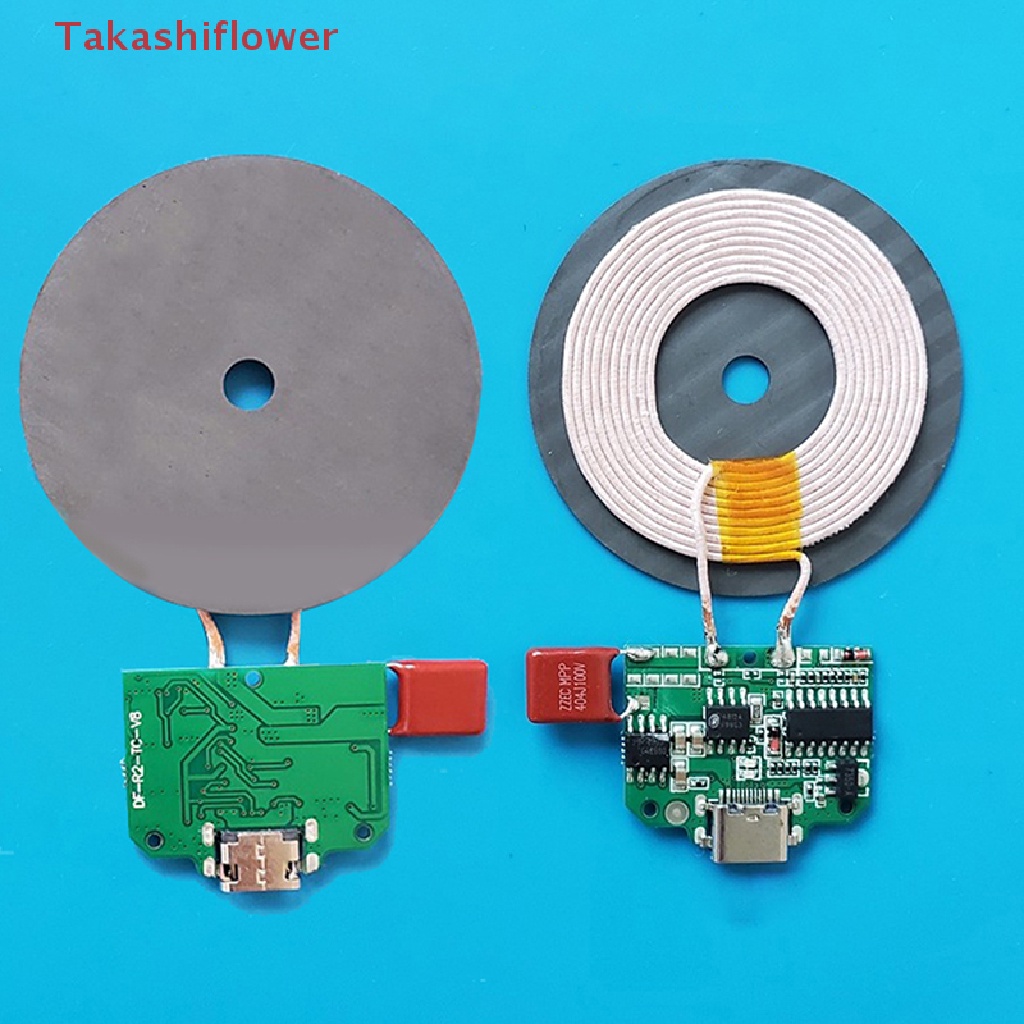 (Takashiflower) 15W Qi Fast Wireless Charger Module Transmitter With ...