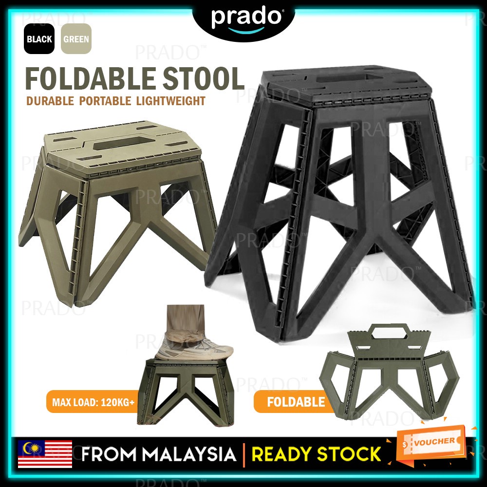 PRADO Folding Chair Foldable Chair Outdoor Camping Chair Fishing ...