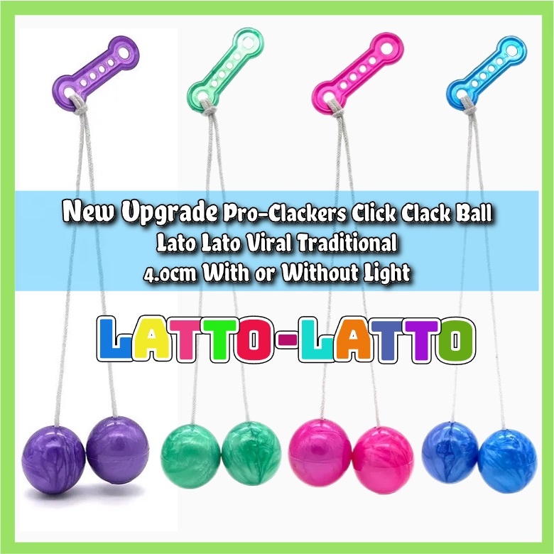 QL1231-4cm (Local stock )New Upgrade Pro-Clackers Click Clack Ball Etek ...