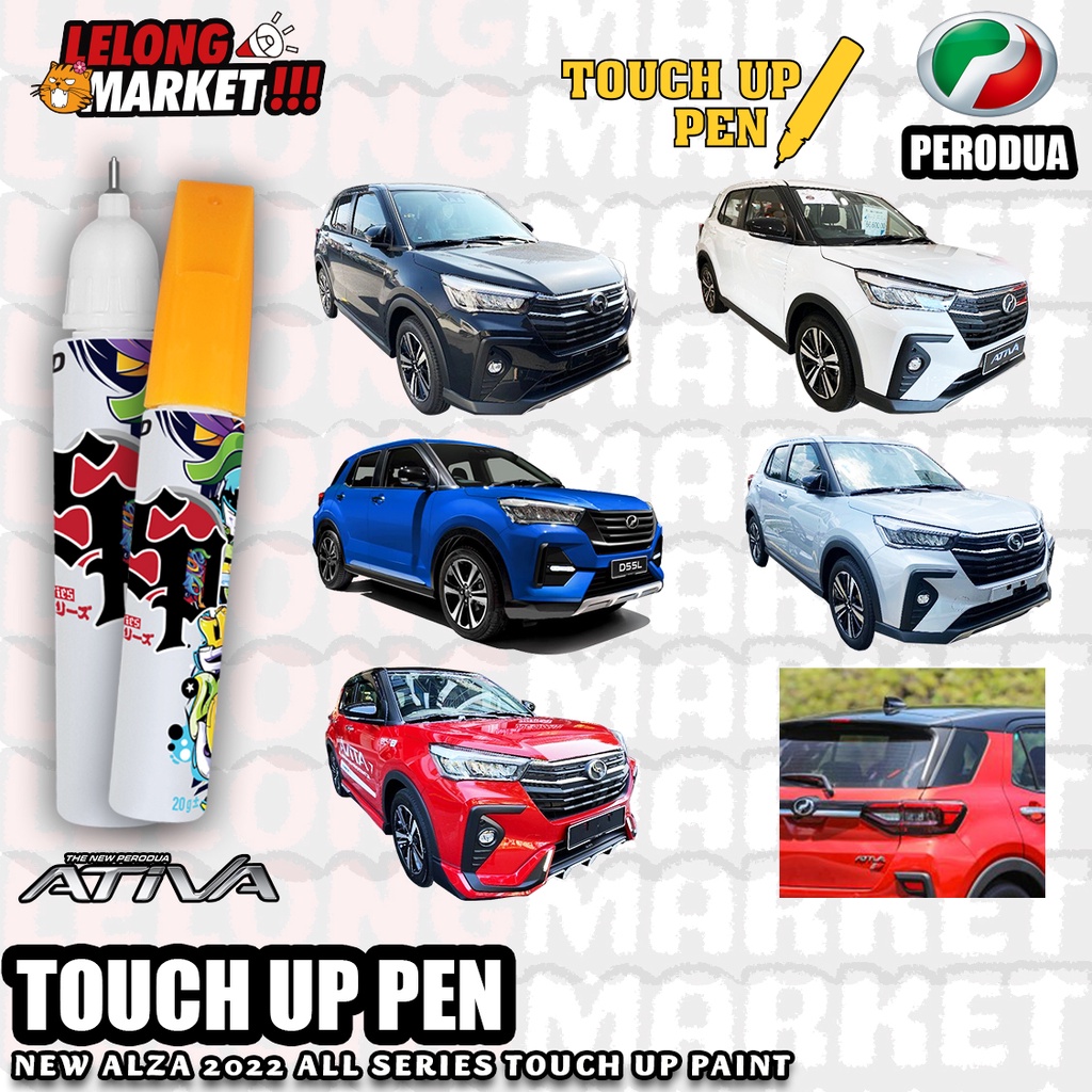 PERODUA ATIVA Car Touch Up Pen All Colors 🌈 Repair Paint Body Scratches ...