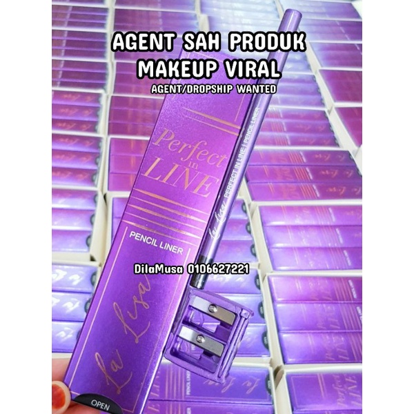 💯 ORIGINAL [LA LISA] Pencil Liner FREE SHARPENER | Shopee Malaysia