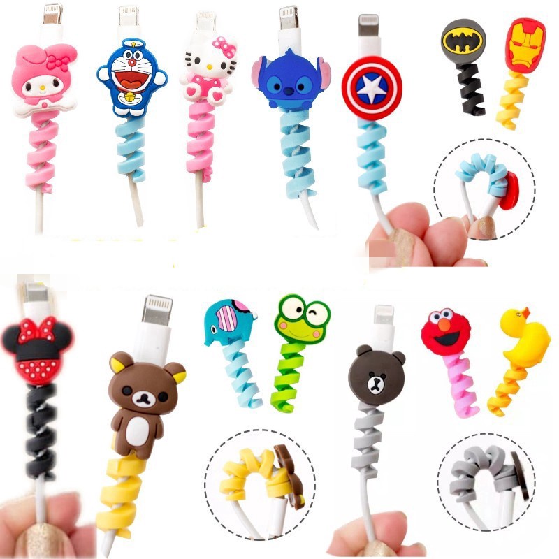 Charging Cable Protector For Phones Cable holder Ties cable winder Clip ...