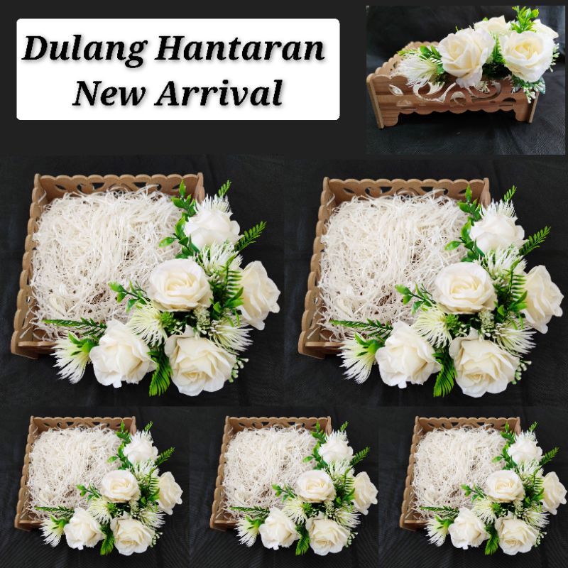 Dulang Hantaran Siap Gubah Bunga Sekali New Arrival Tunang/Khawin ...