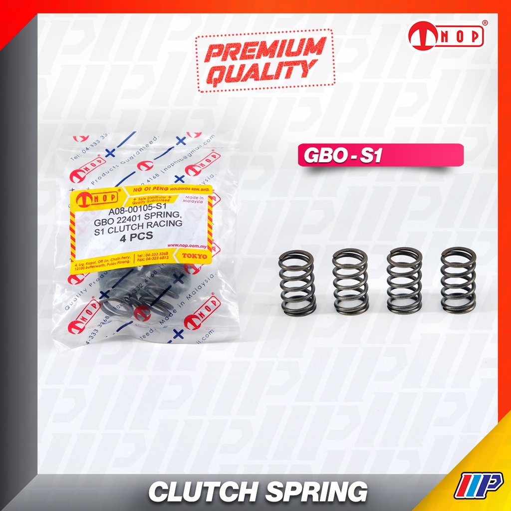NOP TOKYO CLUTCH SPRING (Standard/S1-Racing)SET for EX5/C70/DREAM/WAVE/LC135/Y110/Y125Z/SRL/RXZ ...