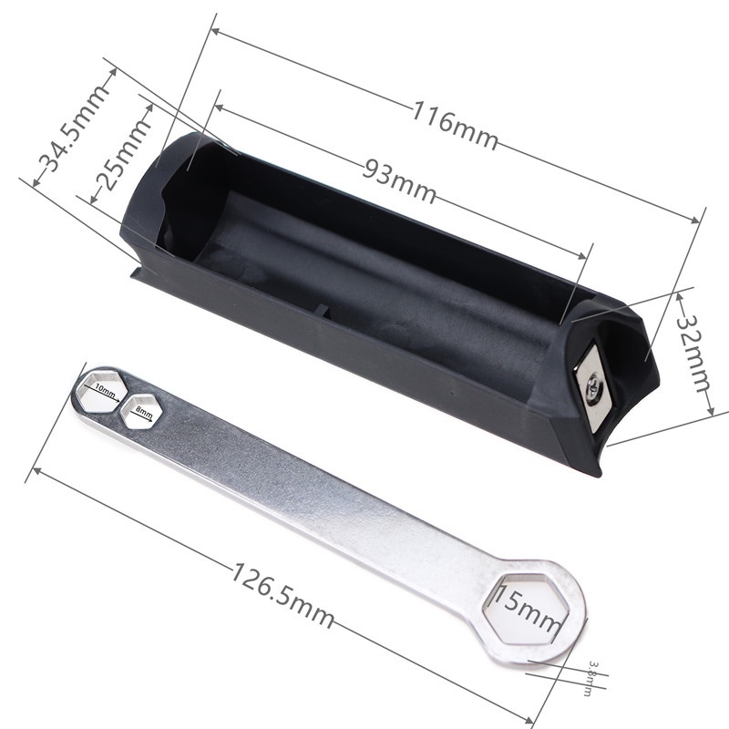 Hidden Tool Box for Brompton accessories magnet Frame Inner Storage bag ...
