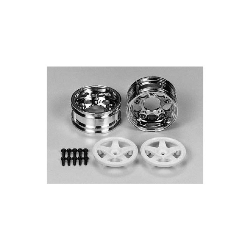 TAMIYA 50672 5-Spoke Two-Piece Wheels (1 Pair) | Shopee Malaysia