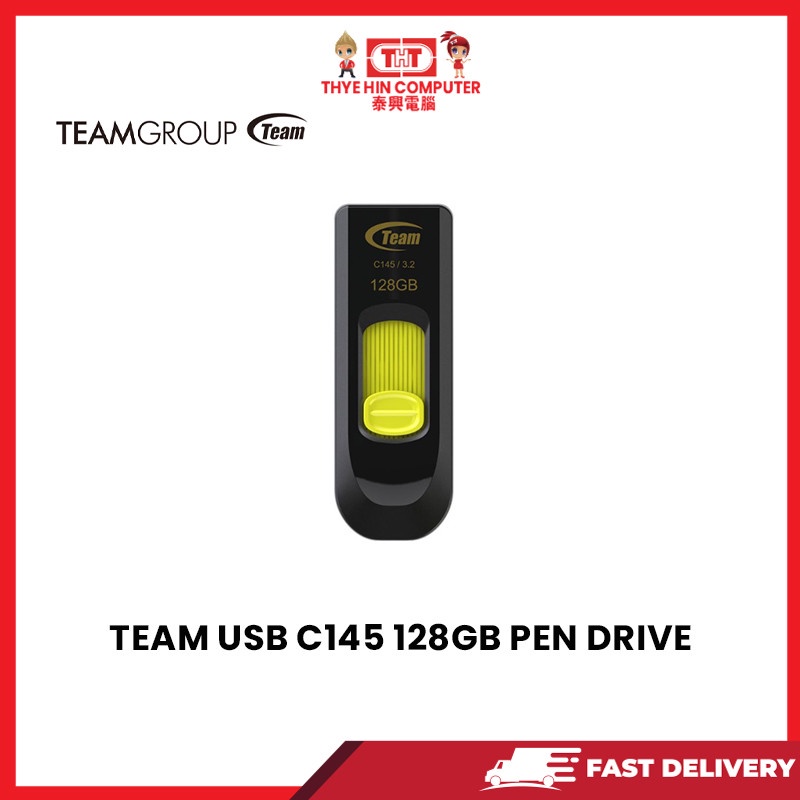 TEAM USB C145 128GB PEN DRIVE | Shopee Malaysia