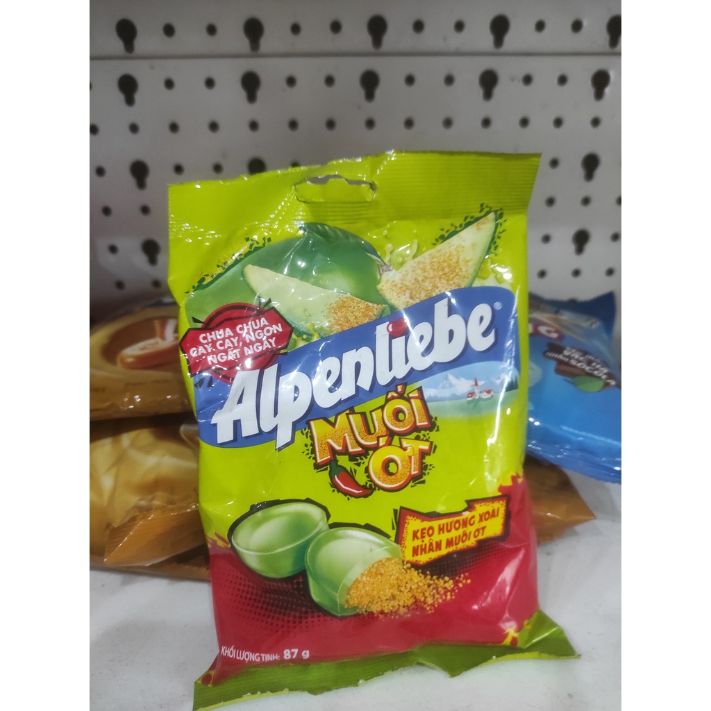 Alpenliebe candy mango salt and chili flavor 87g | Shopee Malaysia