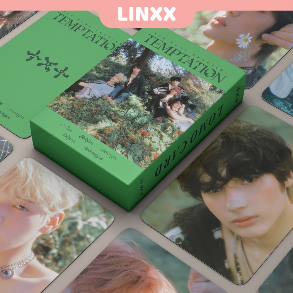 LINXX 55 Pcs TXT TEMPTATION Album Lomo Card Kpop Photocards Postcards ...
