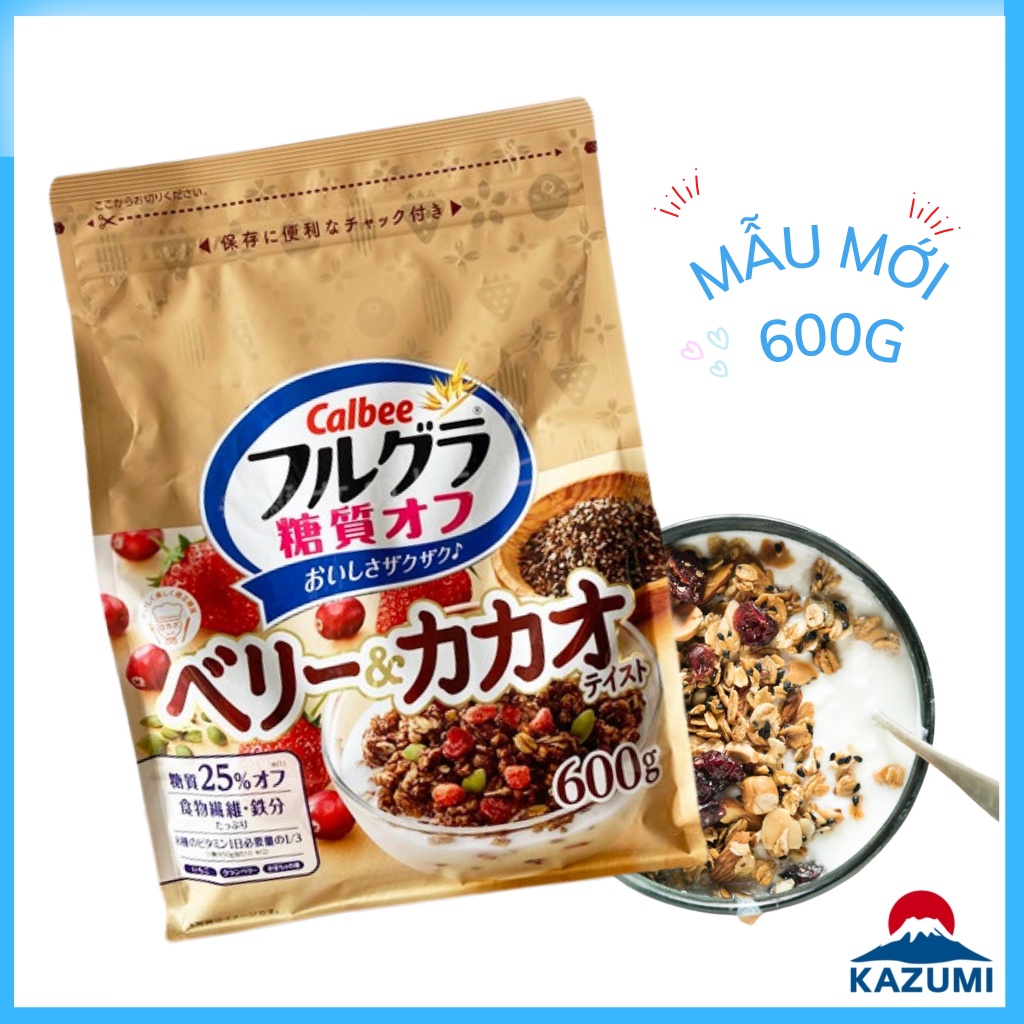 Calbee Cocoa Dried Nutrition Cereal & Berry 600gr Japan | Shopee Malaysia
