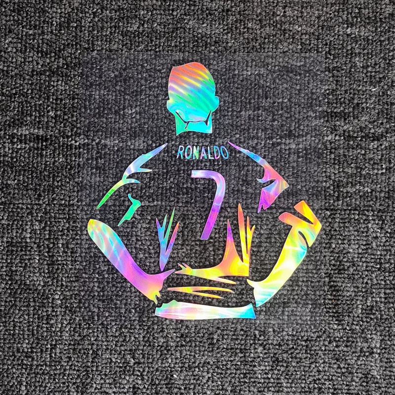 Car Stickers Cristiano Ronaldo CR7 Football Reflective Decoration For ...
