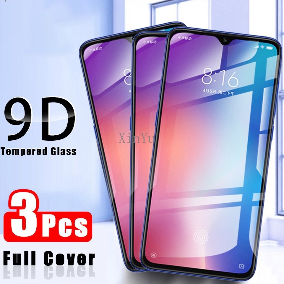 3Pcs 9D Tempered Glass Vivo V2109 V2135 1801 1802 1807 1808 1812 1814 1815 1819 1818 1811 1816 ...