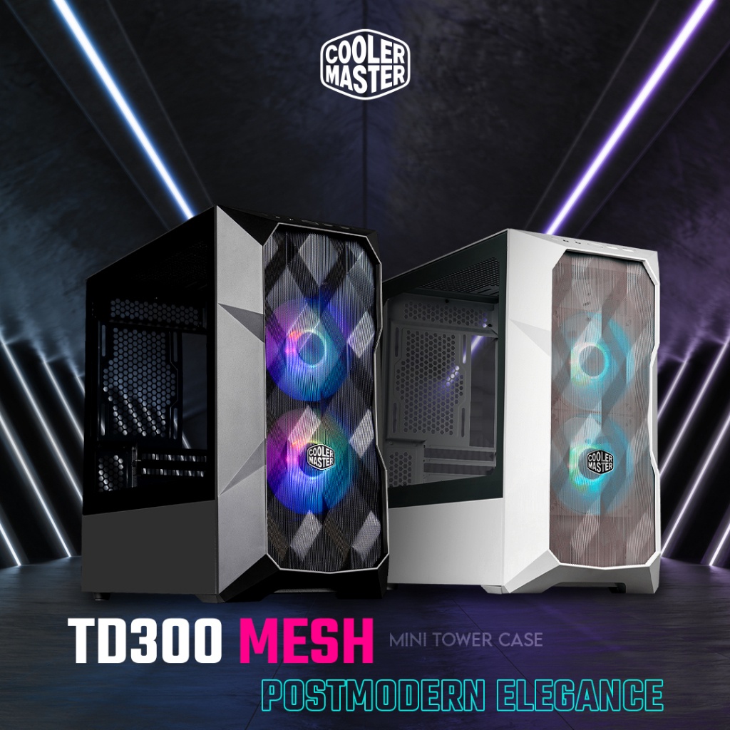 # Cooler Master MasterBox TD300 Mesh [BLACK / WHITE] mATX TG RGB Casing ...
