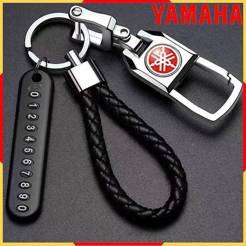 Yamaha Car Logo Keychain Creative Car Business Keychain Key Rope Alloy ...