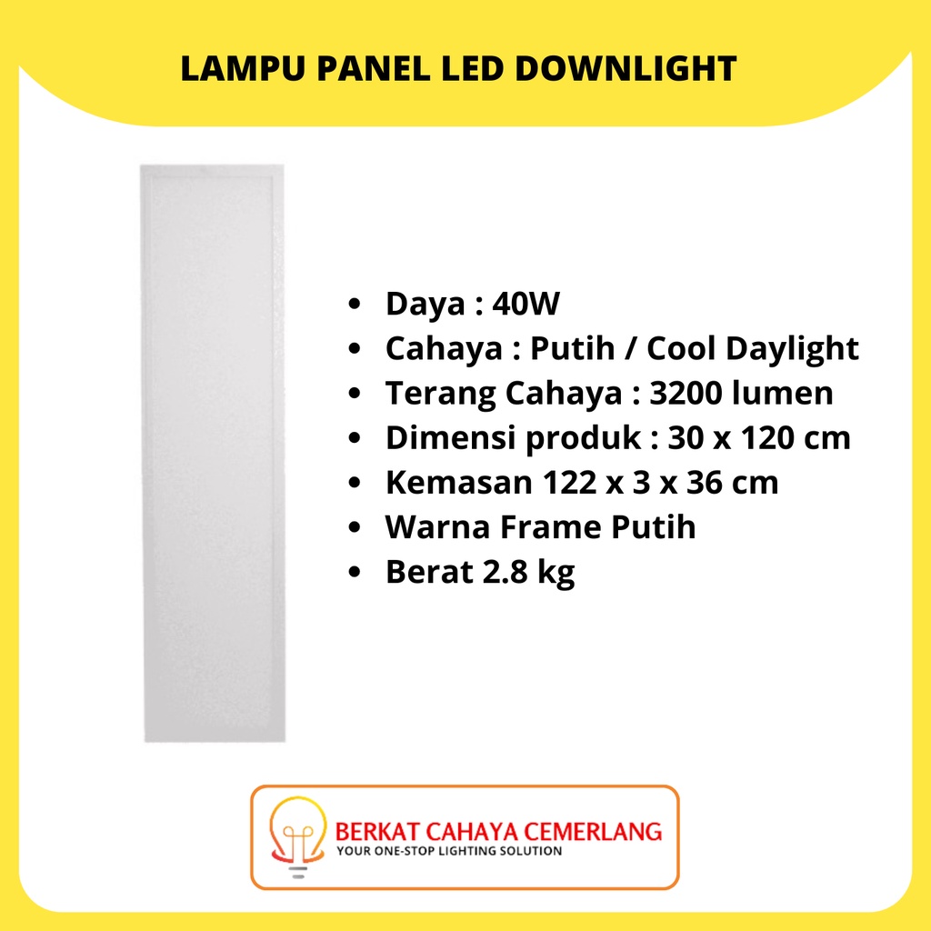 Led Panel Lights 30x120 Ceiling Celing Ceiling Downlights | Shopee Malaysia