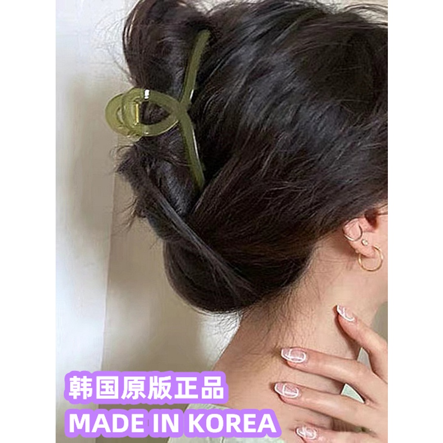 Klip rambut berkualiti tinggi Klip rambut cakera rentas ringkas Korea ...