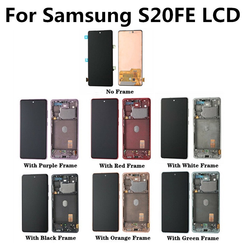 Original 6.5'' 120HZ Amoled LCD For Samsung S20 FE G780F G780G/DS S20 ...