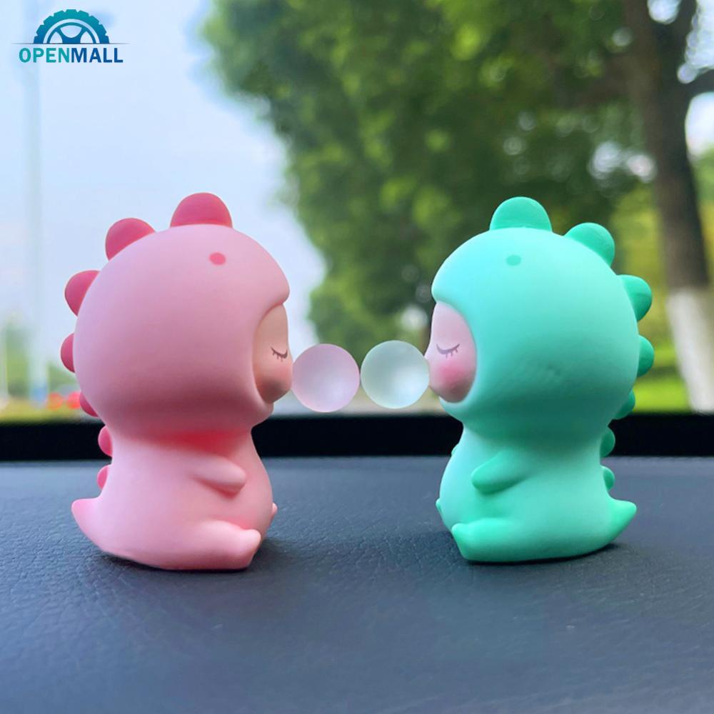 OPENMALL Car Decoration Dinosaur Car Accessories Console Cute Doll Car ...