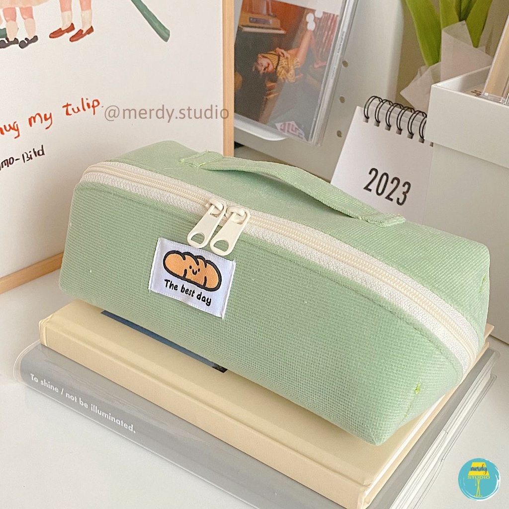 Bread Pencil Case Is Super Big And Soft Velvet Fabric | Shopee Malaysia