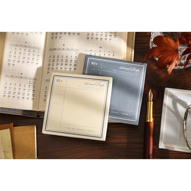 ENWEI 90 Sheets [One Day Letter Series] Vintage Journal Sticky Notes ...