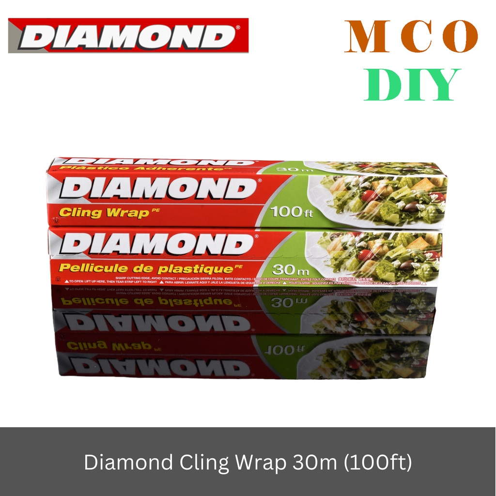 Diamond Cling Wrap 30m (100ft) | Shopee Malaysia