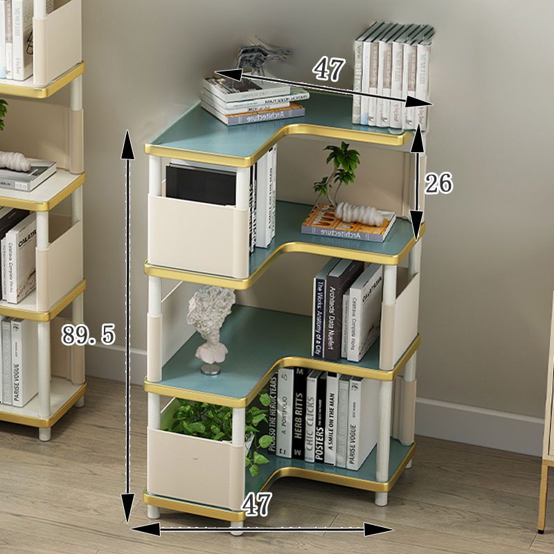 Living room corner cabinet turn bookshelf corner shelf triangular ...