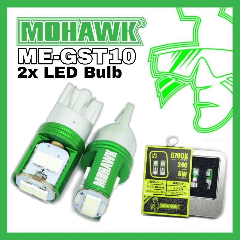Mohawk T10 LED Bulb ME signal plate interior 158 car light lamp ...