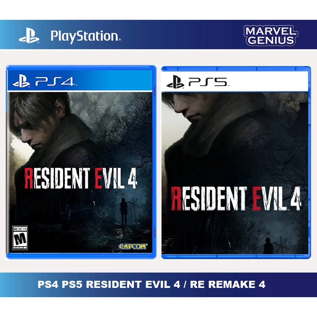 PS4 PS5 GAME RESIDENT EVIL 4 REMAKE / RE REMAKE 4 STANDARD / GOLD ...