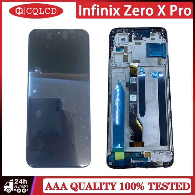 For infinix Zero X Pro X6810 LCD With Frame Display Panel Screen Repair ...
