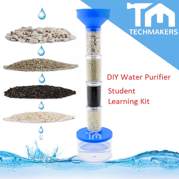Simple Water Filter Purifier Sewage Purification System Science DIY Kit ...