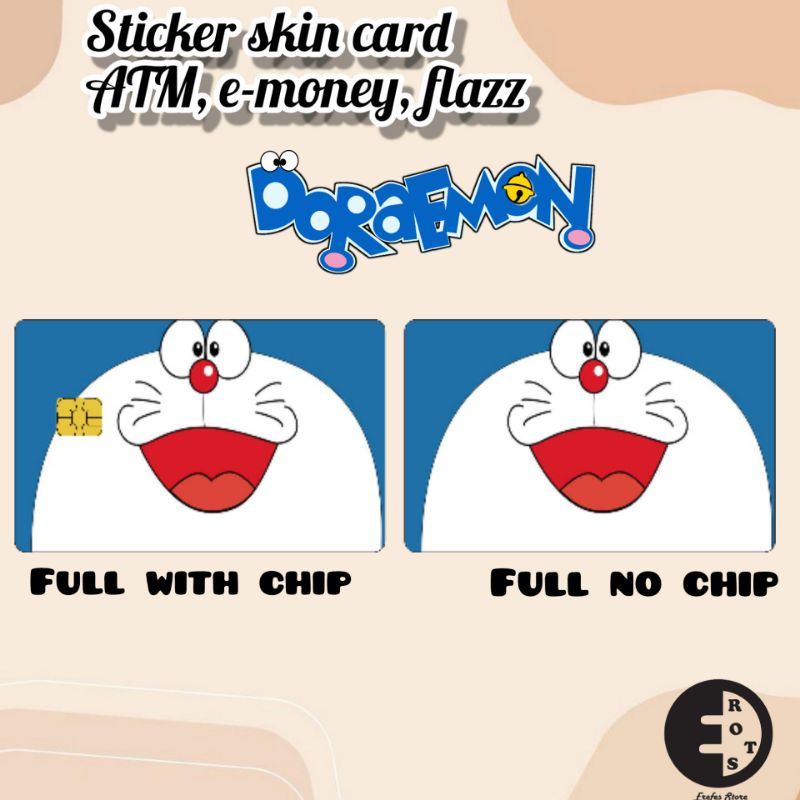 Sticker Skin Card Doraemon ATM Card/E-money/Flazz | Shopee Malaysia