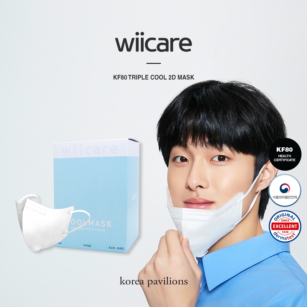 [Wiicare] KF80 Face Protective 3Ply Mask for Adults and Kids, Made in ...