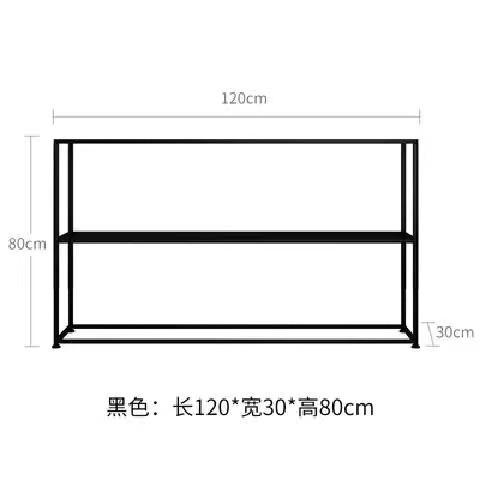 Iron Console Table Long Display Table White/Black Table Porch Decor ...