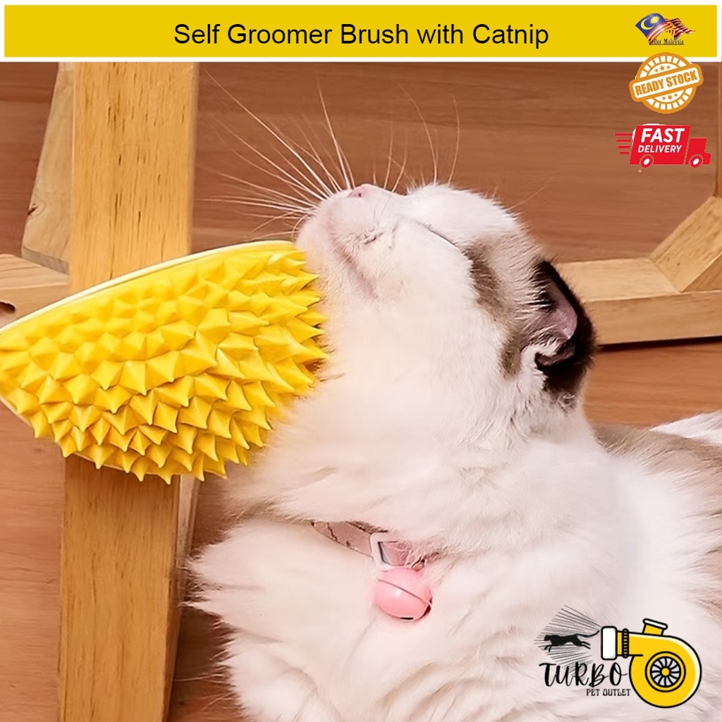 Self Groomer Brush with Catnip / Cat Comb - Durian / Catit (Random Pick ...