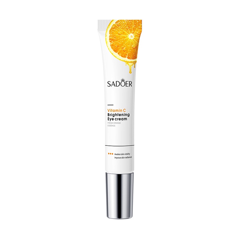 ROREC SADOER Vitamin C Brightening Eye Cream Fresh Orange Essence Hydrating Moisturizing Eye ...