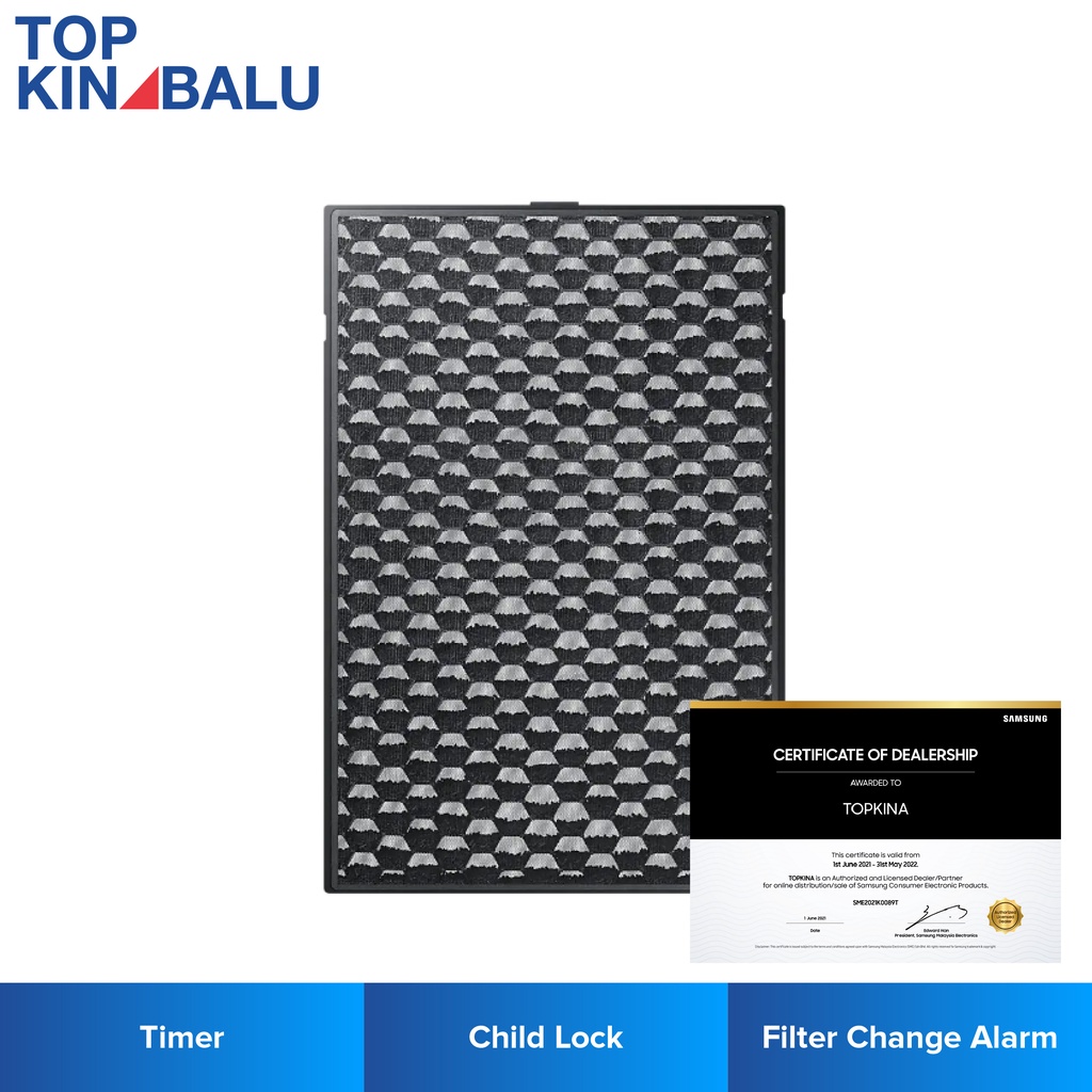 SAMSUNG CFX-D100/GB AIR PURIFIER FILTER FOR AX60 | Shopee Malaysia