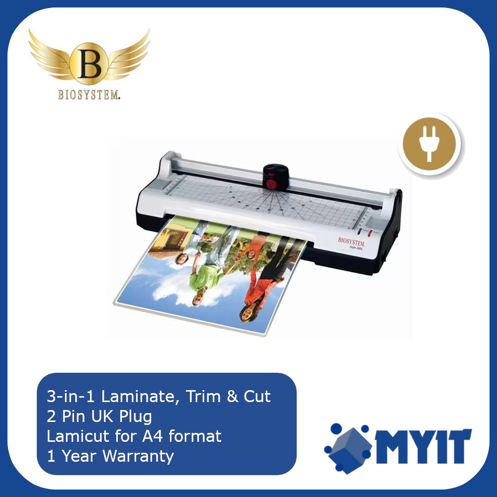 Biosystem Lamicut 260C A4 Laminator Trimmer Corner Cutter 3-in-1 ...