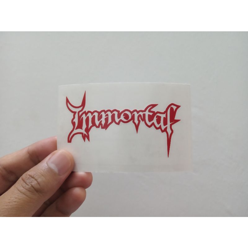 Sticker Immortal Band ( Sticker Cutting / Outdoor ) | Shopee Malaysia
