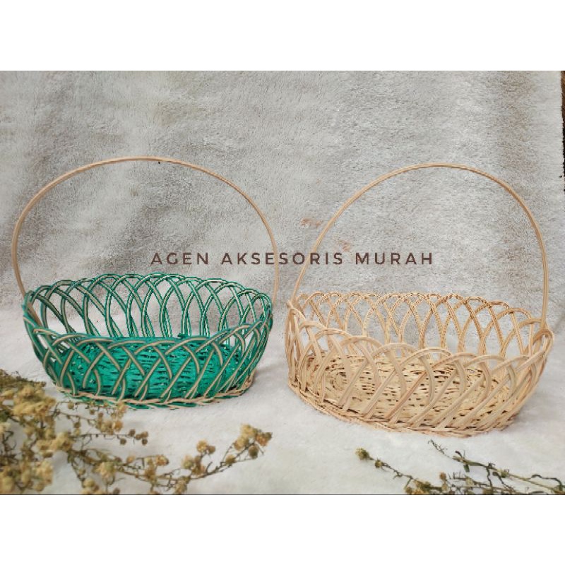 Medium Size Rattan Kiring with Handle | Shopee Malaysia
