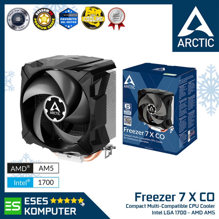 HSF Arctic Freezer 7 X CO | Compact CPU Air Cooler Intel / AMD | Shopee ...