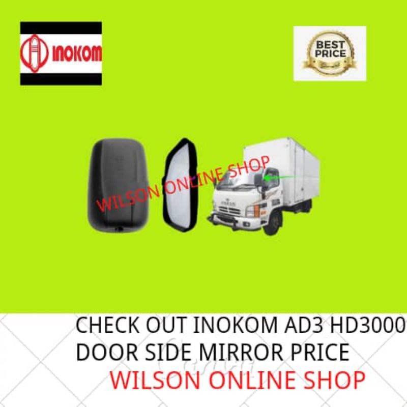 Taiwan Inokom AD3 HD5000 DOOR Side Mirror Cermin Sisi | Shopee Malaysia