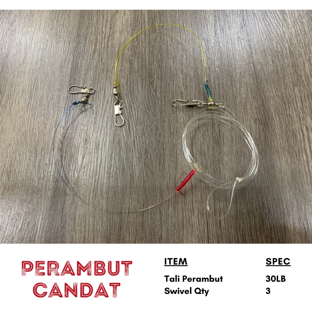 Perambut Kolam/Laut/ Siakap/ Jenahak/ Kerapu/ Tenggiri/ Casting/Sotong ...