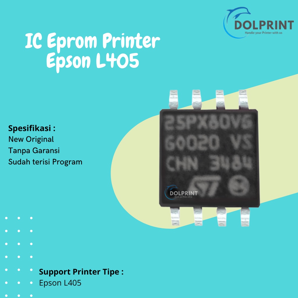 Epson L405 Eprom IC 25Q064, Epson L405 Eeprom IC, L405 Counter IC ...