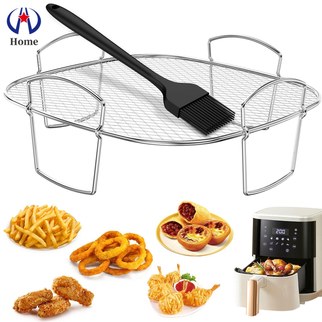 Air Fryer Rack Grilling Rack Stainless Steel Food Dehydrator Rack ...