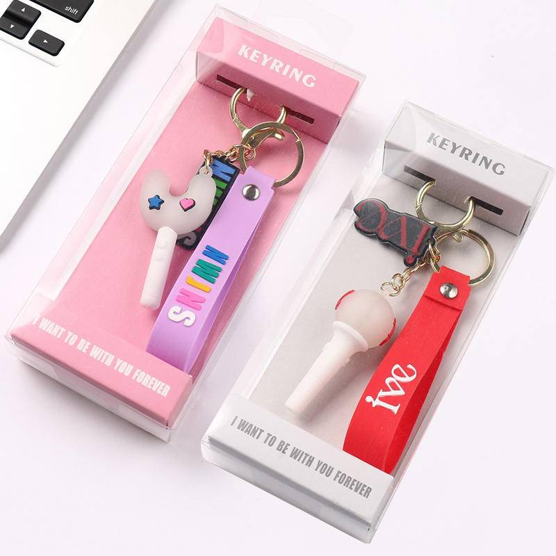2023 Kpop Newjean IVE Lightstick Keychain Kawaii New Jeans Hang On Bag ...