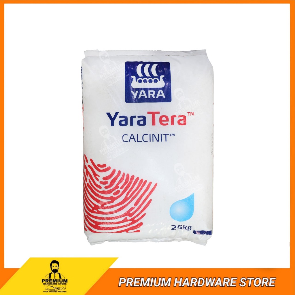 YARA YaraTera Calcinit 25KG Calcinit Calcium 26.3% Nitrate 15.5% Fully ...