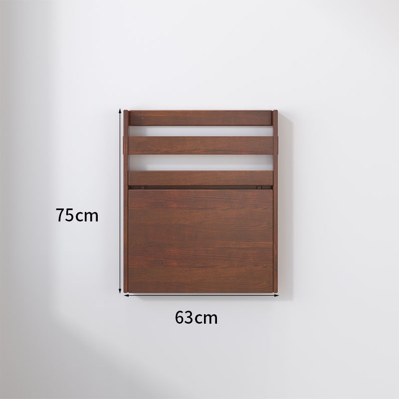 Solid Wood Wall-Mounted Folding Desk Wall-Mounted Table Hanging Study ...
