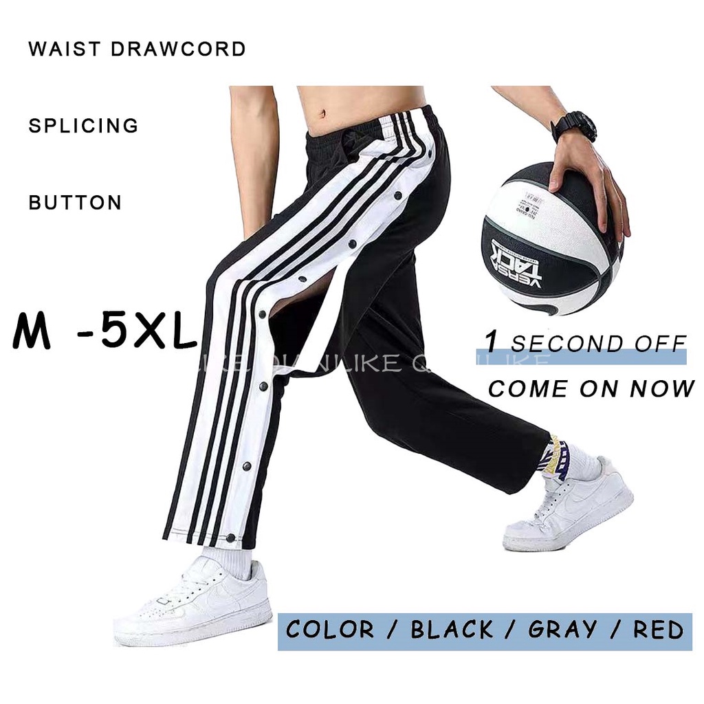 Basketball training pants men baggy loose Korean casual pants wide leg ...