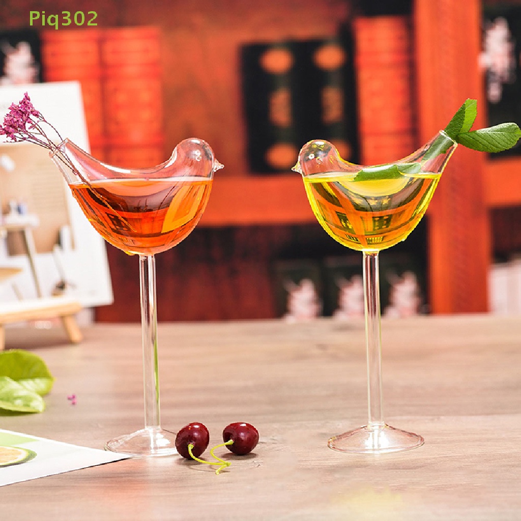 Piq302 Transparent Bird-shaped Cocktail GlassesHigh Shed Wine Glass ...