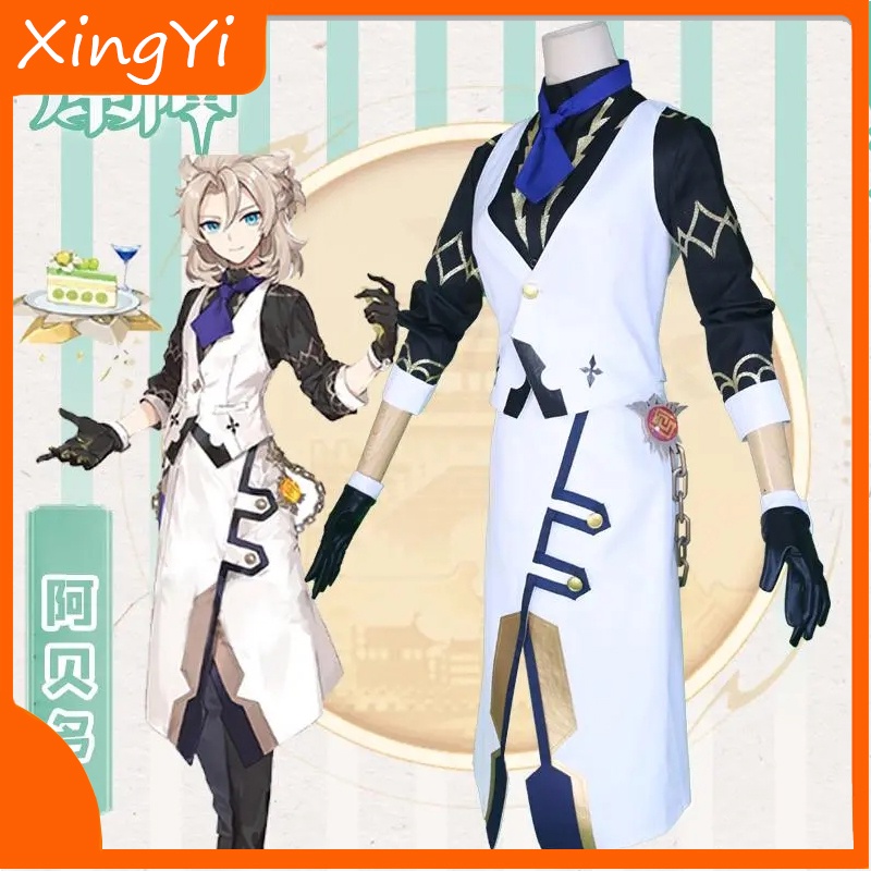 Albedo Princeps Cretaceus Genshin Impact Cosplay Costume Cos Uniform ...